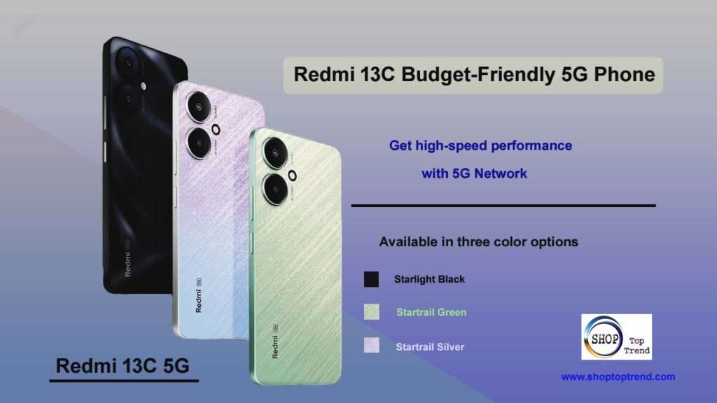 Redmi 13C 5G Phone with Powerful Dimensity 6100+ Processor