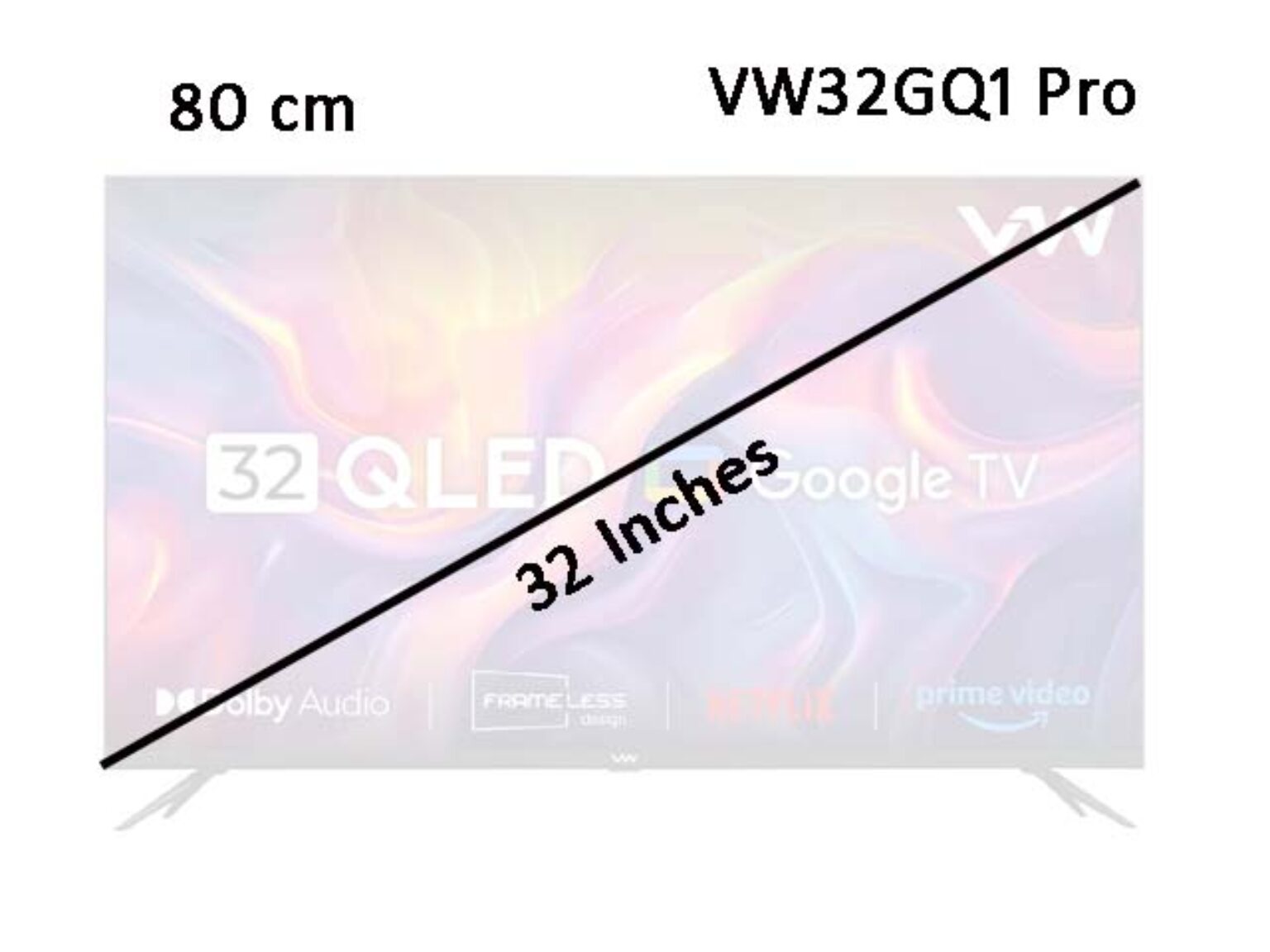 VW 32 Inch QLED Google TV | Best Pro series TV Review 2025